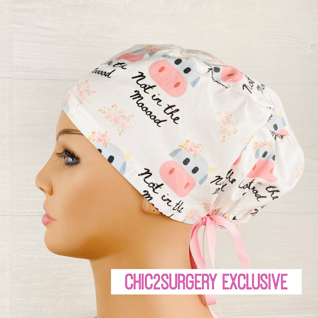 Scrub Hats for Women - Women's Tieback Hat - Scrub Caps - Not in the ...