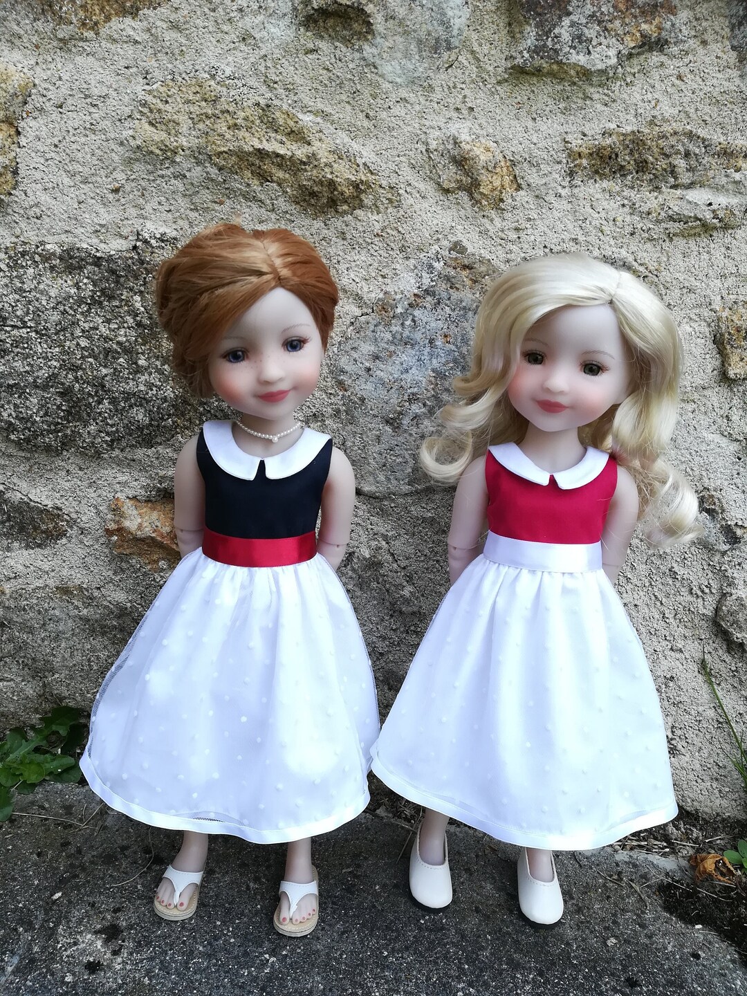 Ruby Red Fashion Friends Doll Dress Outfits Dolls Peter Pan Collar ...