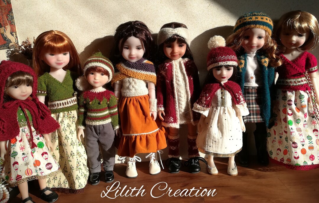Winter Christmas Xmas Doll Outfits for Ruby Red Fashion Friends Dolls ...