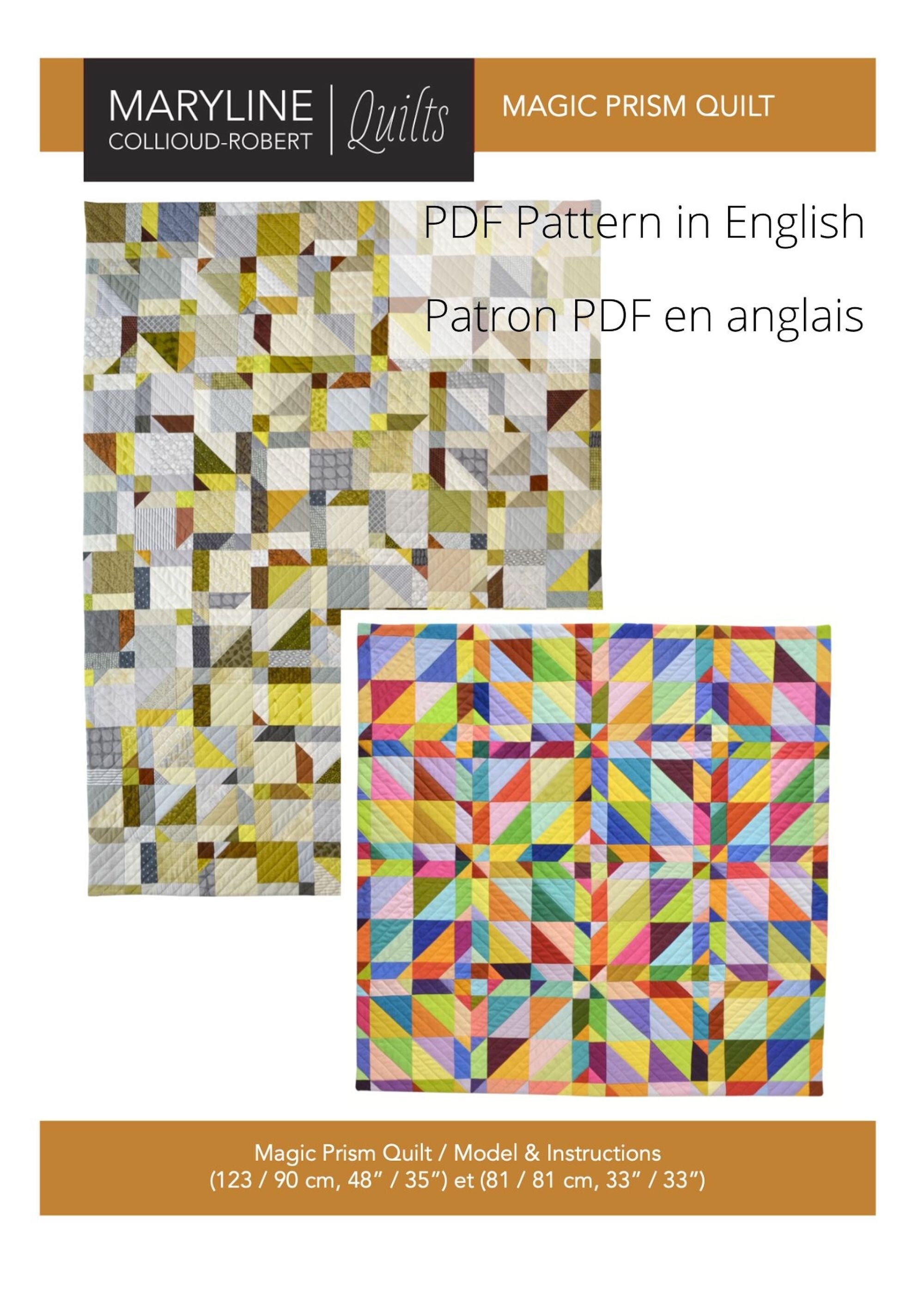 Magic Prism Quilt in English - Etsy