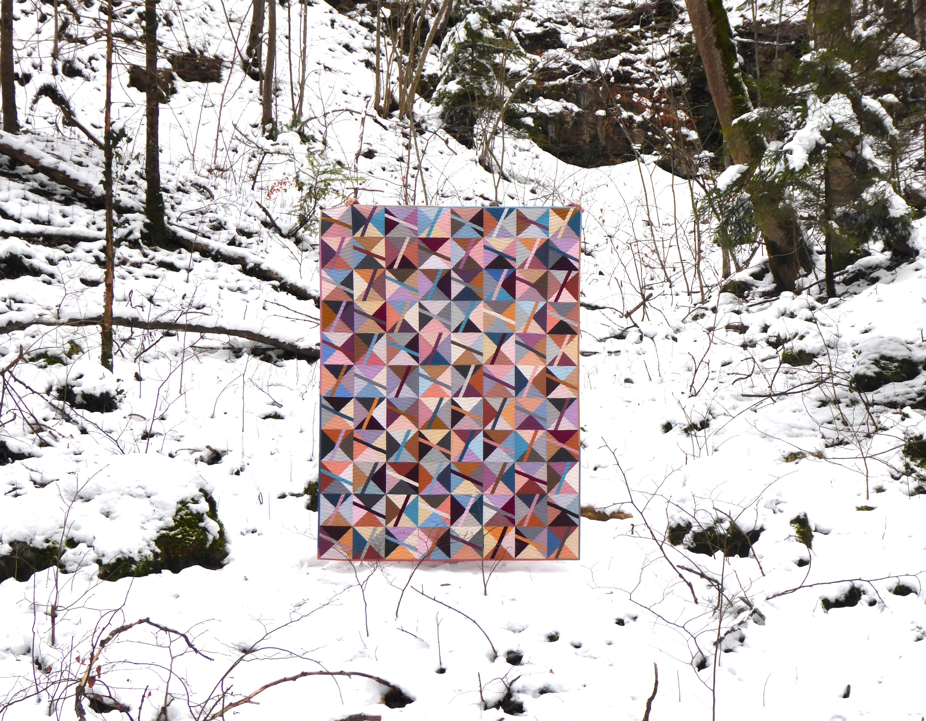 Winter Sky Quilt Pattern in English - Etsy