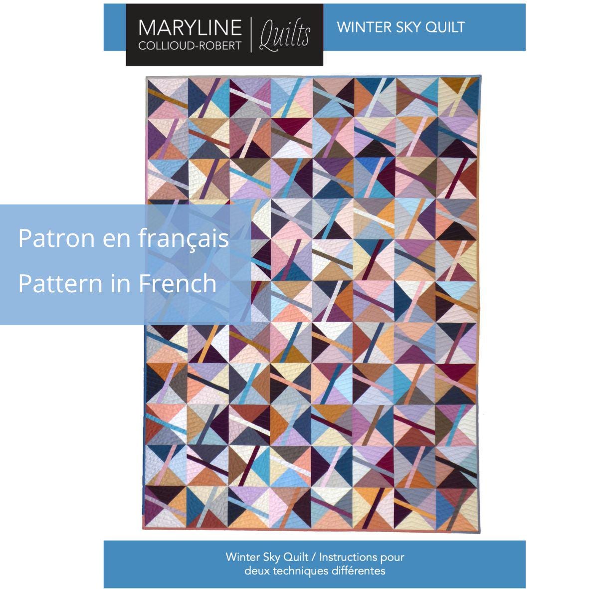Winter Sky Pattern in French - Etsy