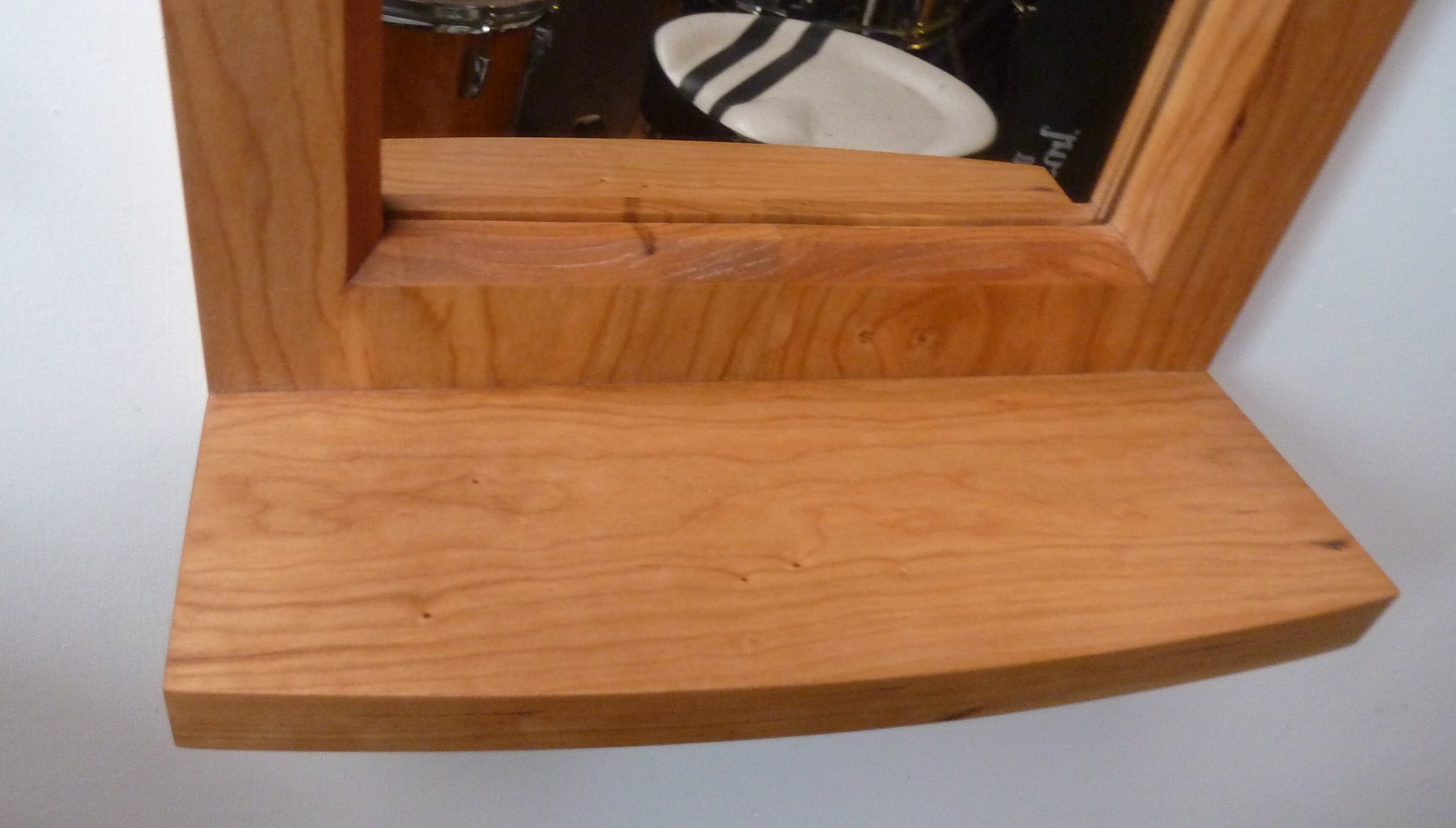 Gothic Arch Solid Wooden Cherry Keyhole Trefoil Wall Mirror & | Etsy