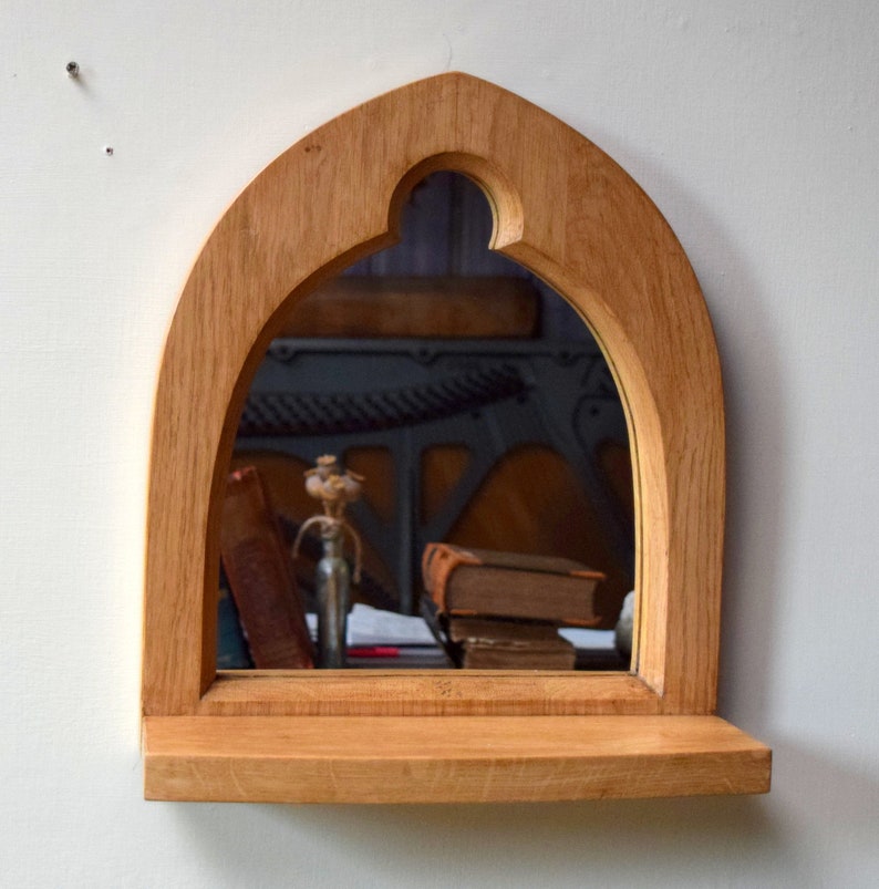 Gothic Arch Solid Wooden English Oak Keyhole Trefoil Wall - Etsy