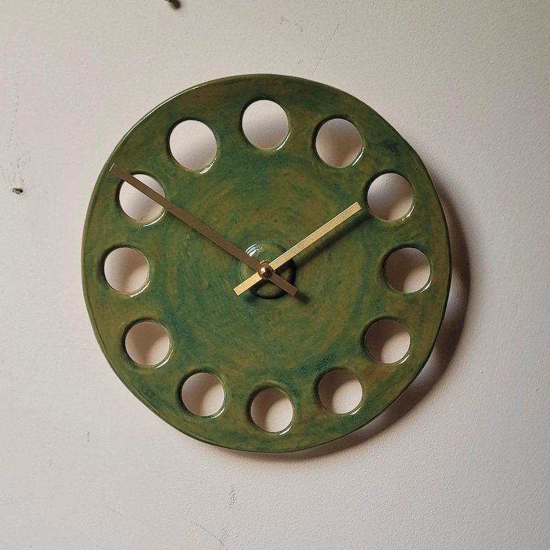 Ceramic Wall Hanging Clocks - Etsy