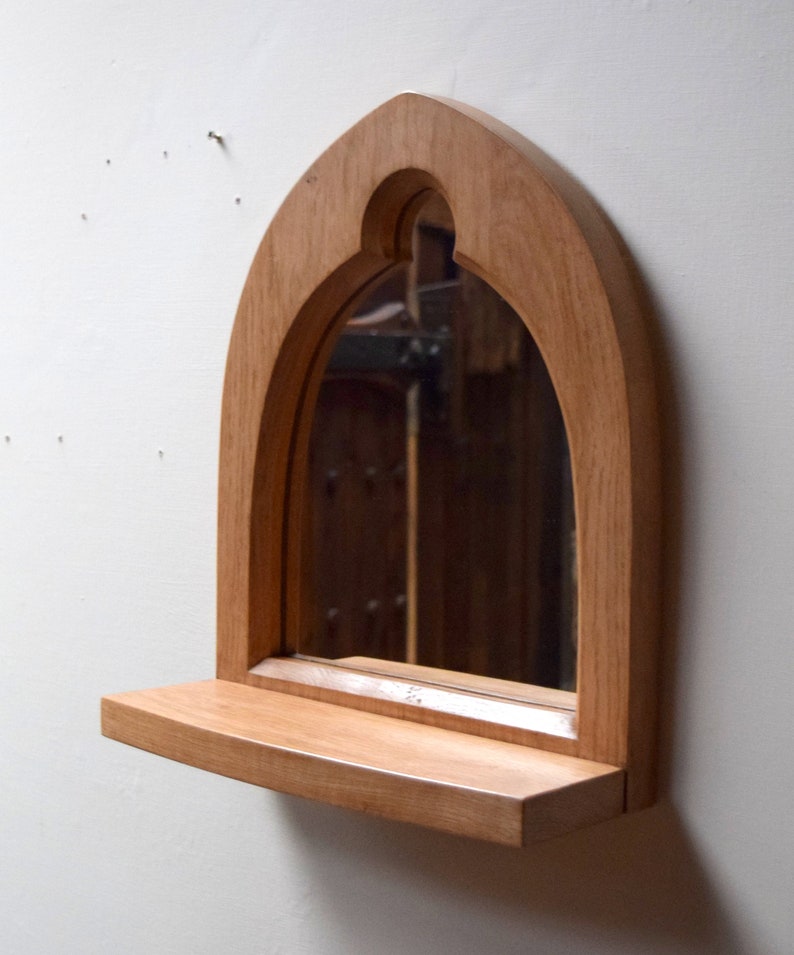 Gothic Arch Solid Wooden English Oak Keyhole Trefoil Wall - Etsy