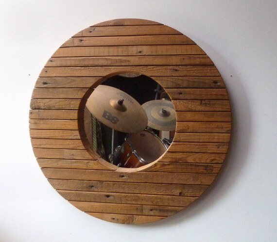 Distressed Round Circular Porthole Wooden Pine Wall Hung | Etsy