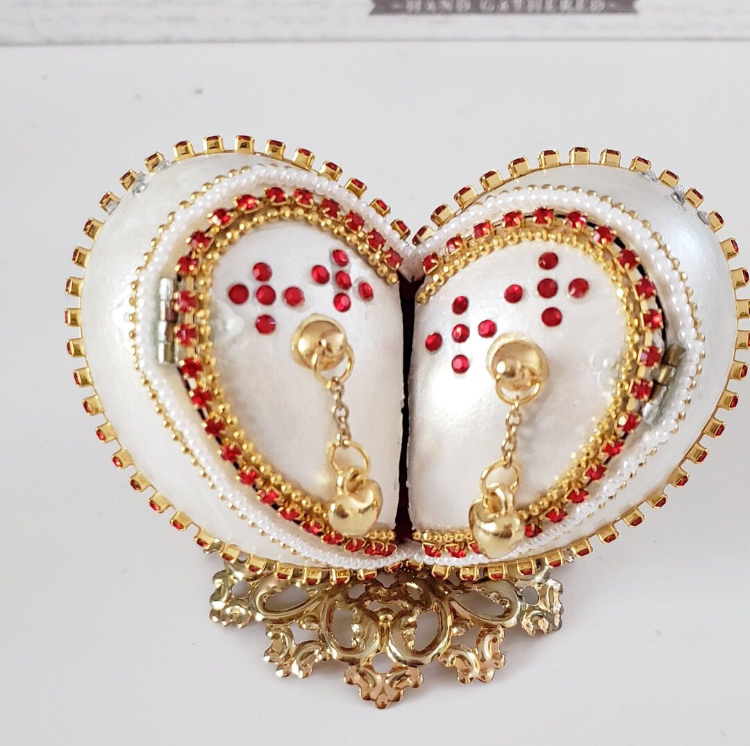 Proposal Ring Box, Egg Art Ring Box, Heart Ring Box, Wedding Ring Box ...
