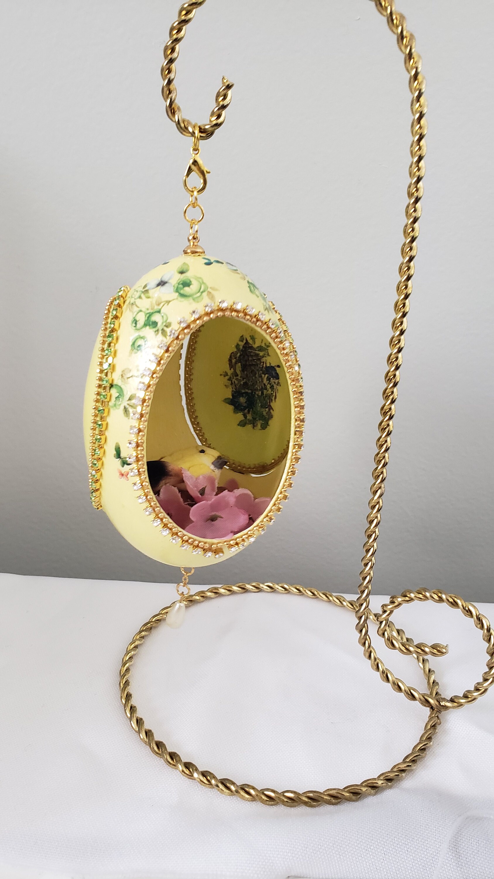 Birdcage Decorated Goose Egg Shell. - Etsy