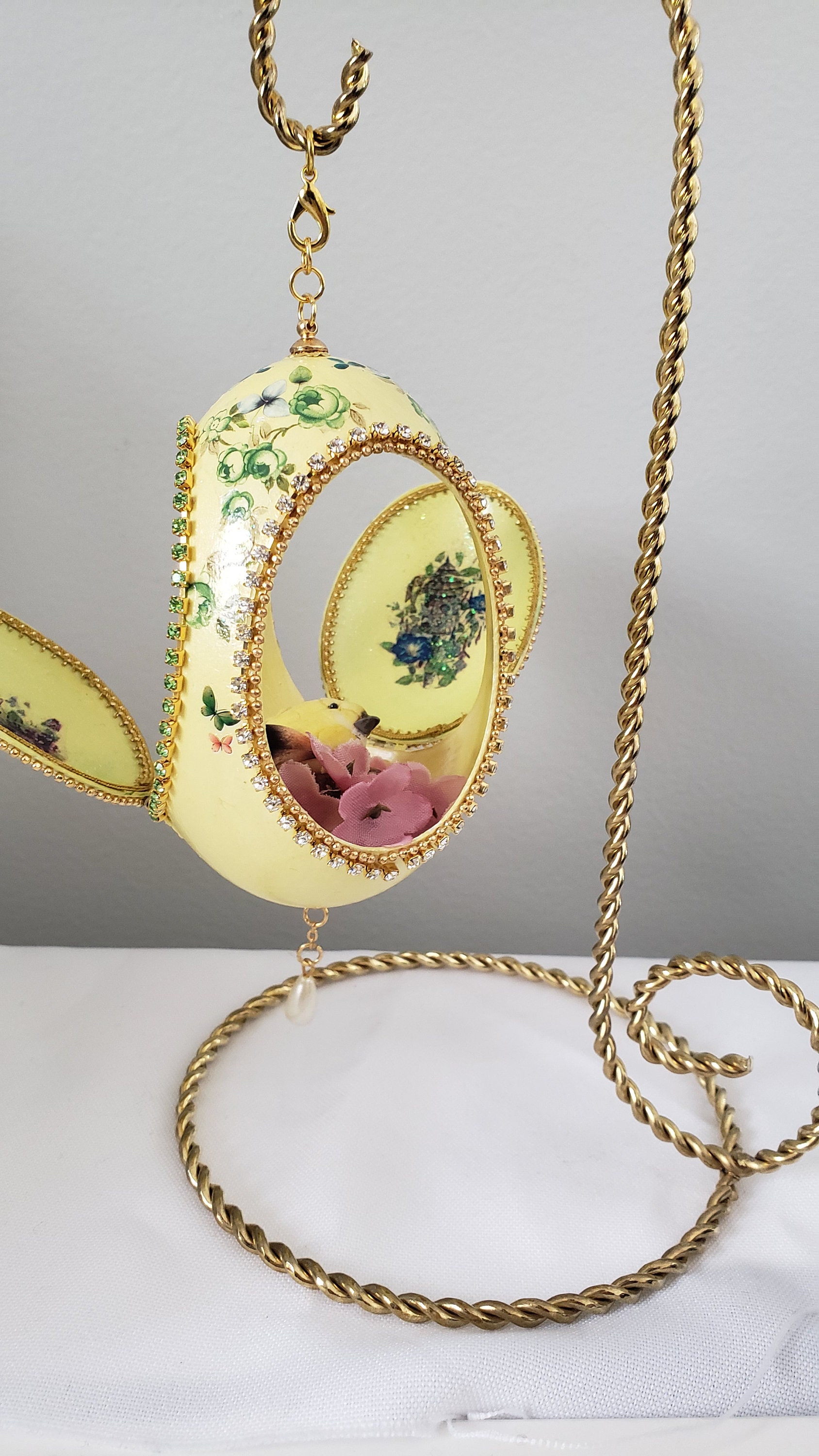 Birdcage Decorated Goose Egg Shell. - Etsy