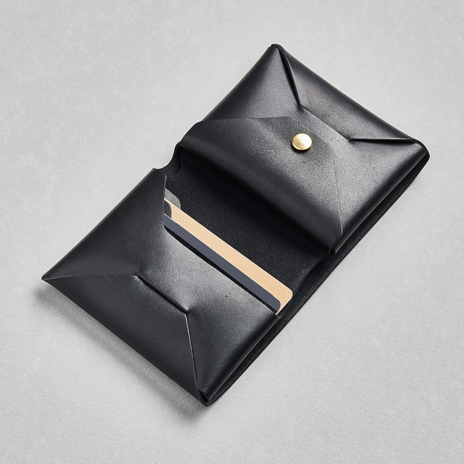 Personalized Leather Bi-fold Wallet With Coin Pocket - Etsy