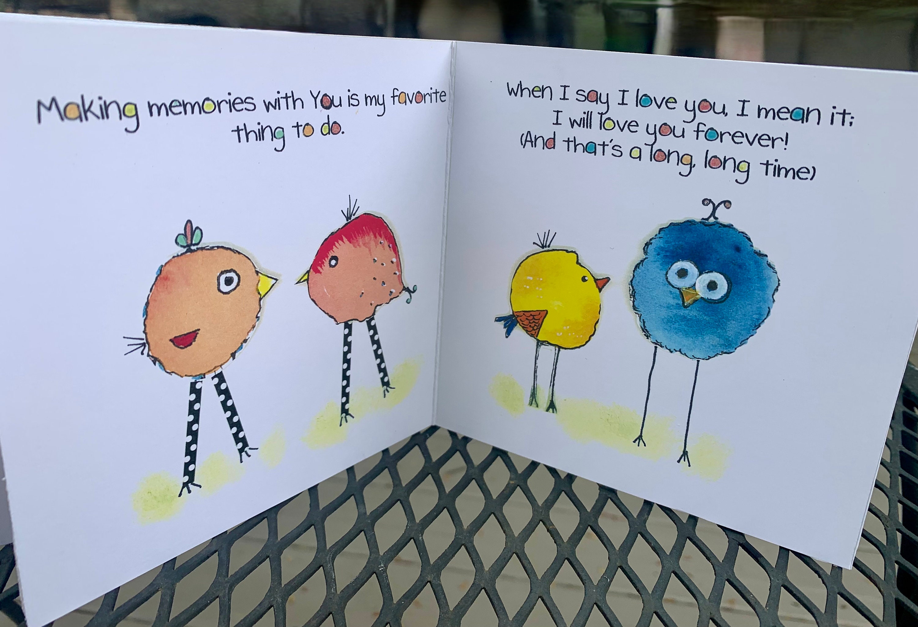 Birthday Card/ Mini Book/grandchild/daughter/son/love - Etsy