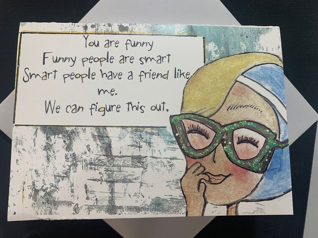 Problem Solving Encouragement Card. Humorous Way to Say I Am Sorry ...