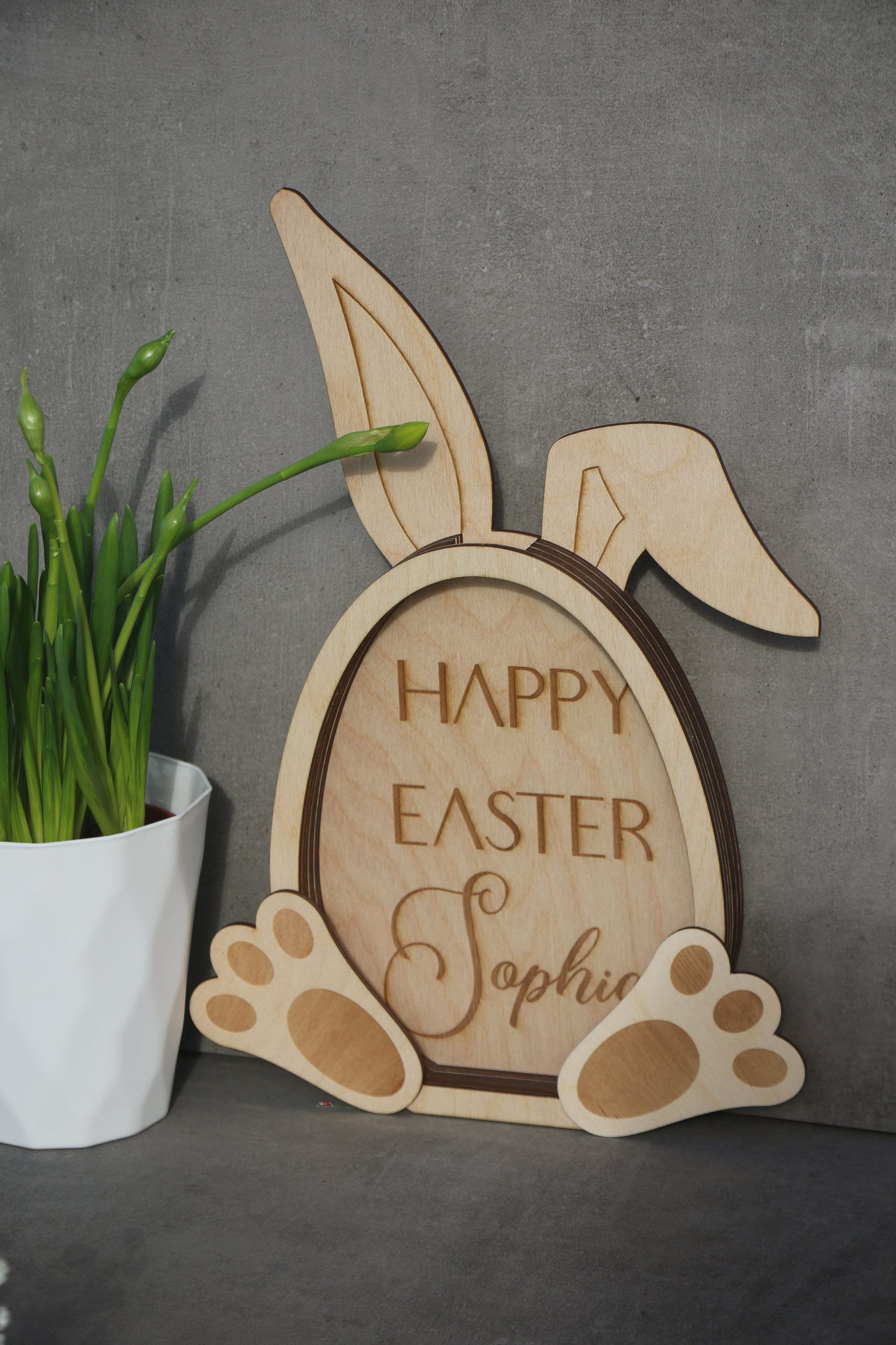 Easter Bunny Box for Chocolate Eggs RABBIT Decor Easte | Etsy