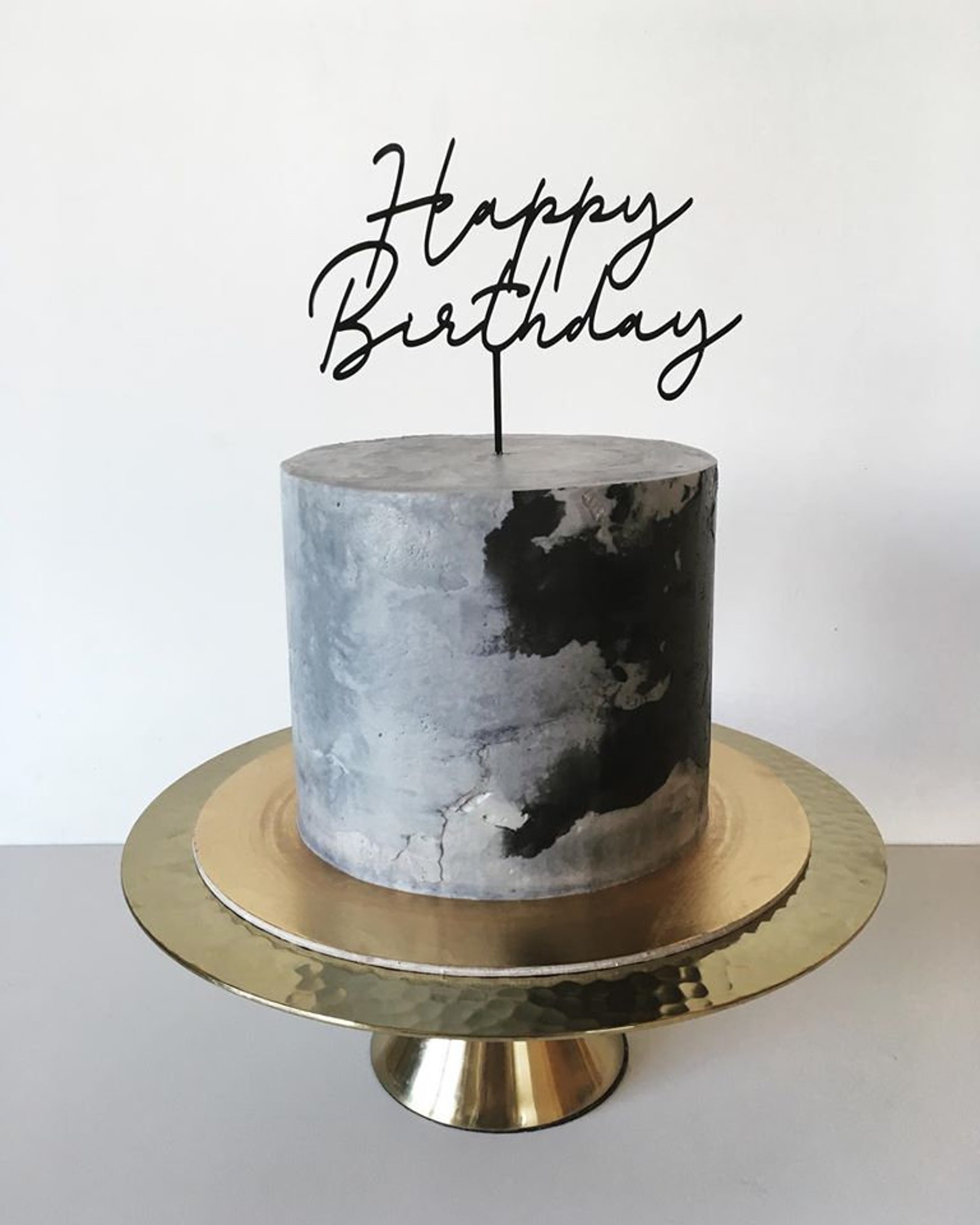 Laser Cut Happy Birthday Cake Topper/custom Birthday Cake - Etsy