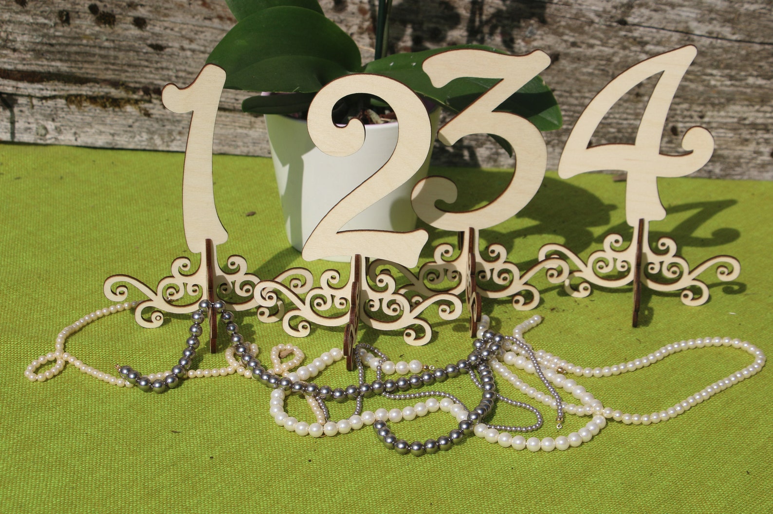 Free Standing Wedding Table Numbers /wooden Table Numbers Names/free ...