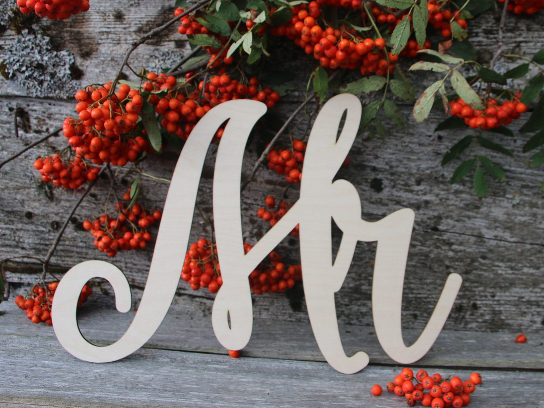 Laser Cut Big Wedding Photo Signs/script Wood Signs for Wedding/wood ...