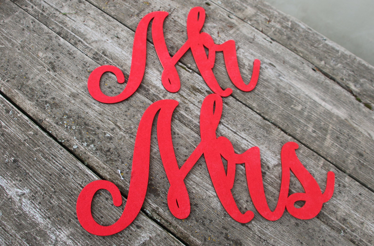 Laser Cut Big Wedding Photo Signs/script Wood Signs for - Etsy