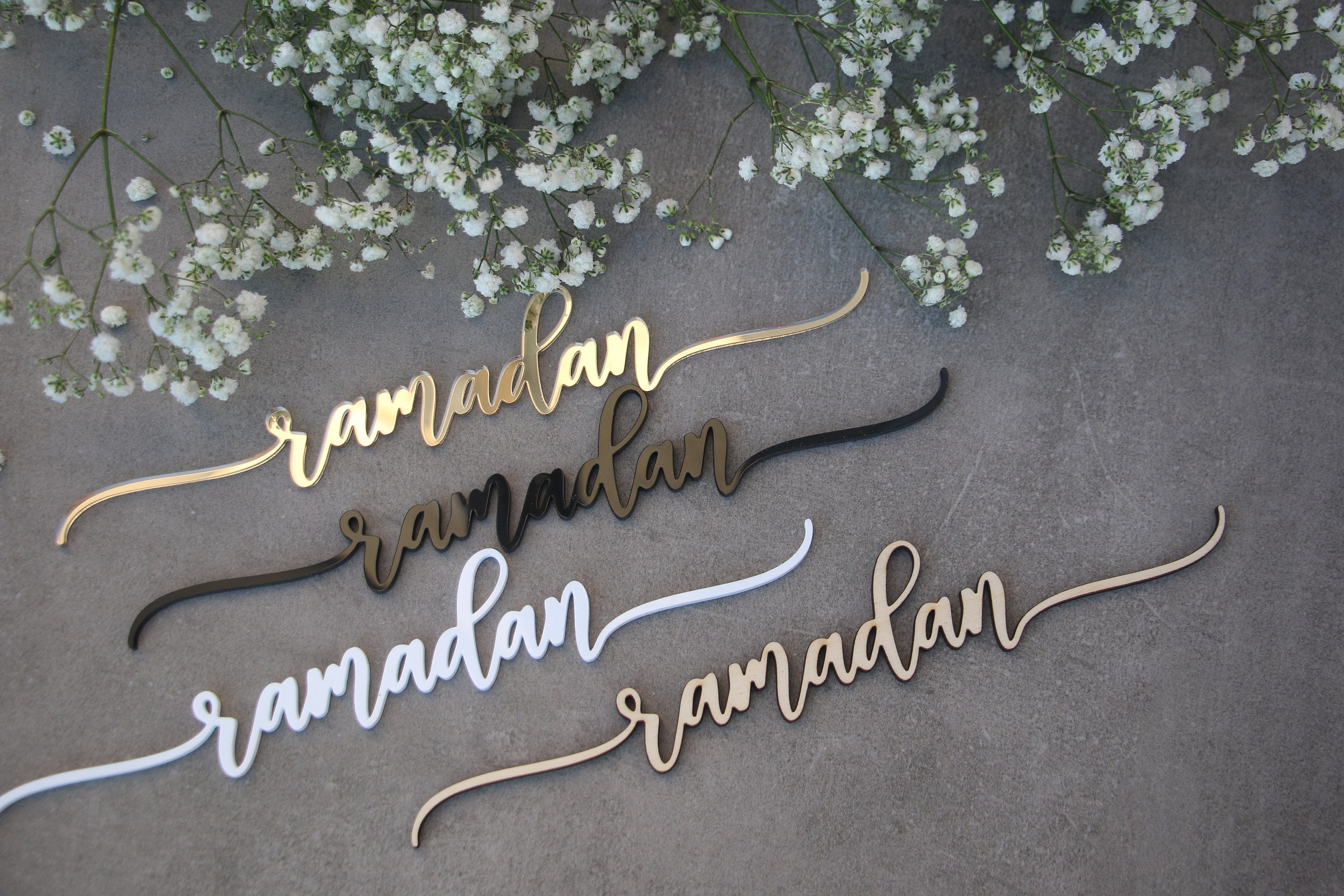 Eid Decorations Ramadan Place Cards EID MUBARAK Decorations Laser Cut ...
