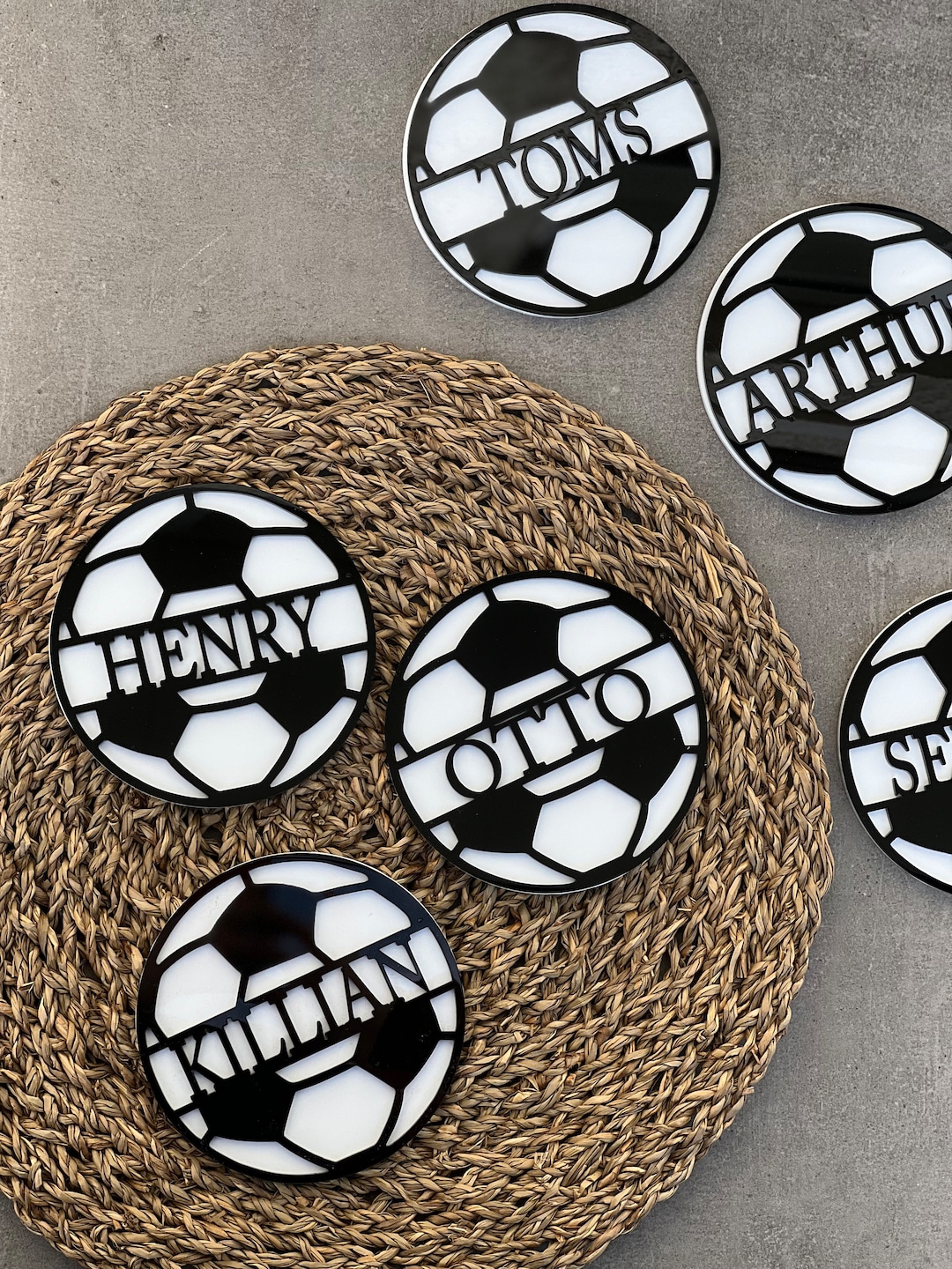 Custom Football Name Sign: Wooden Birthday Party Decor - Etsy