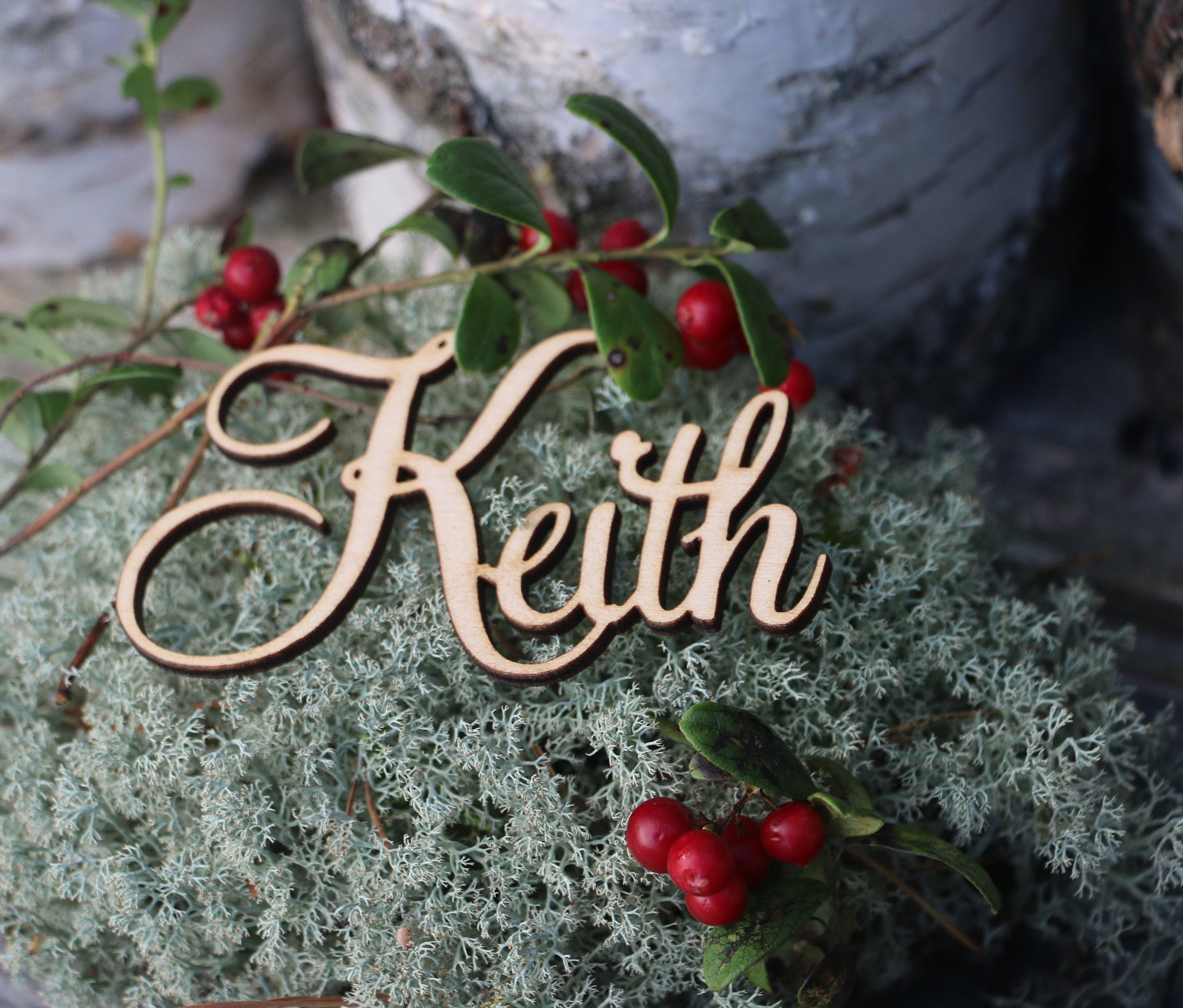 Laser Cut Custom Christmas Place Name/custom Wooden Xmas Signs/wooden ...
