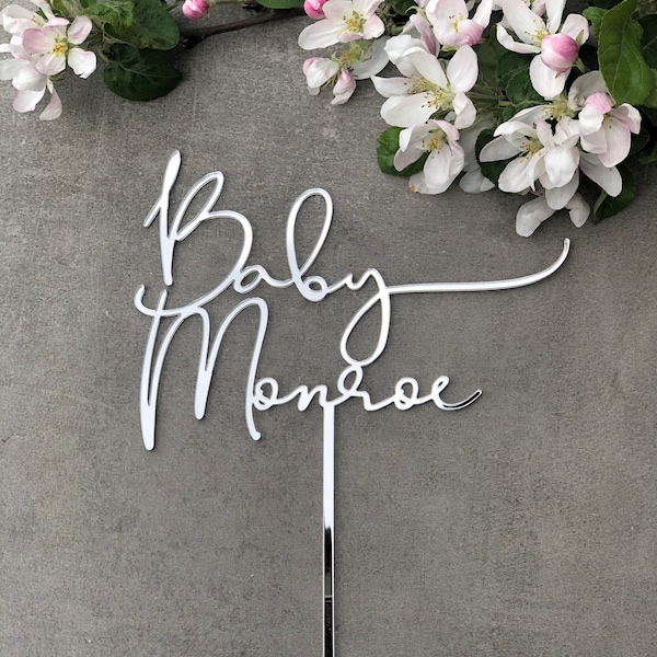 Baby Cake Topper - Etsy