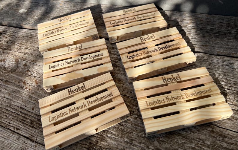 Engraved Wood Mini Pallet Coaster: Personalized Wedding Place Card - Etsy