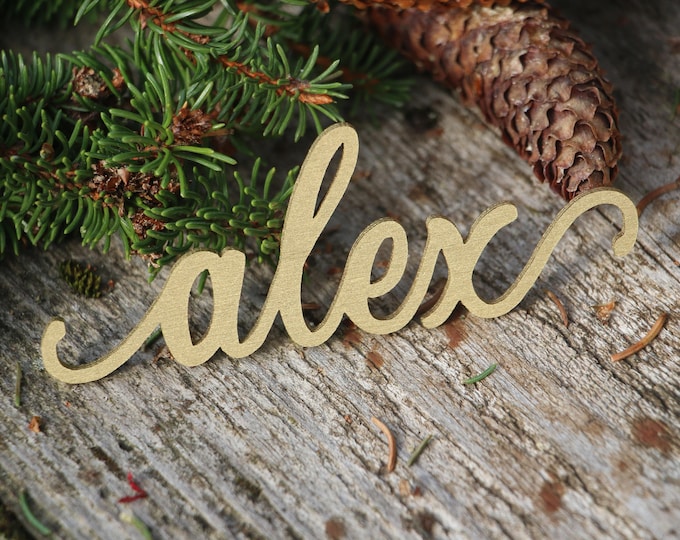 Custom Laser Cut Name Signs/art Deco Style Signs/dinner Party - Etsy