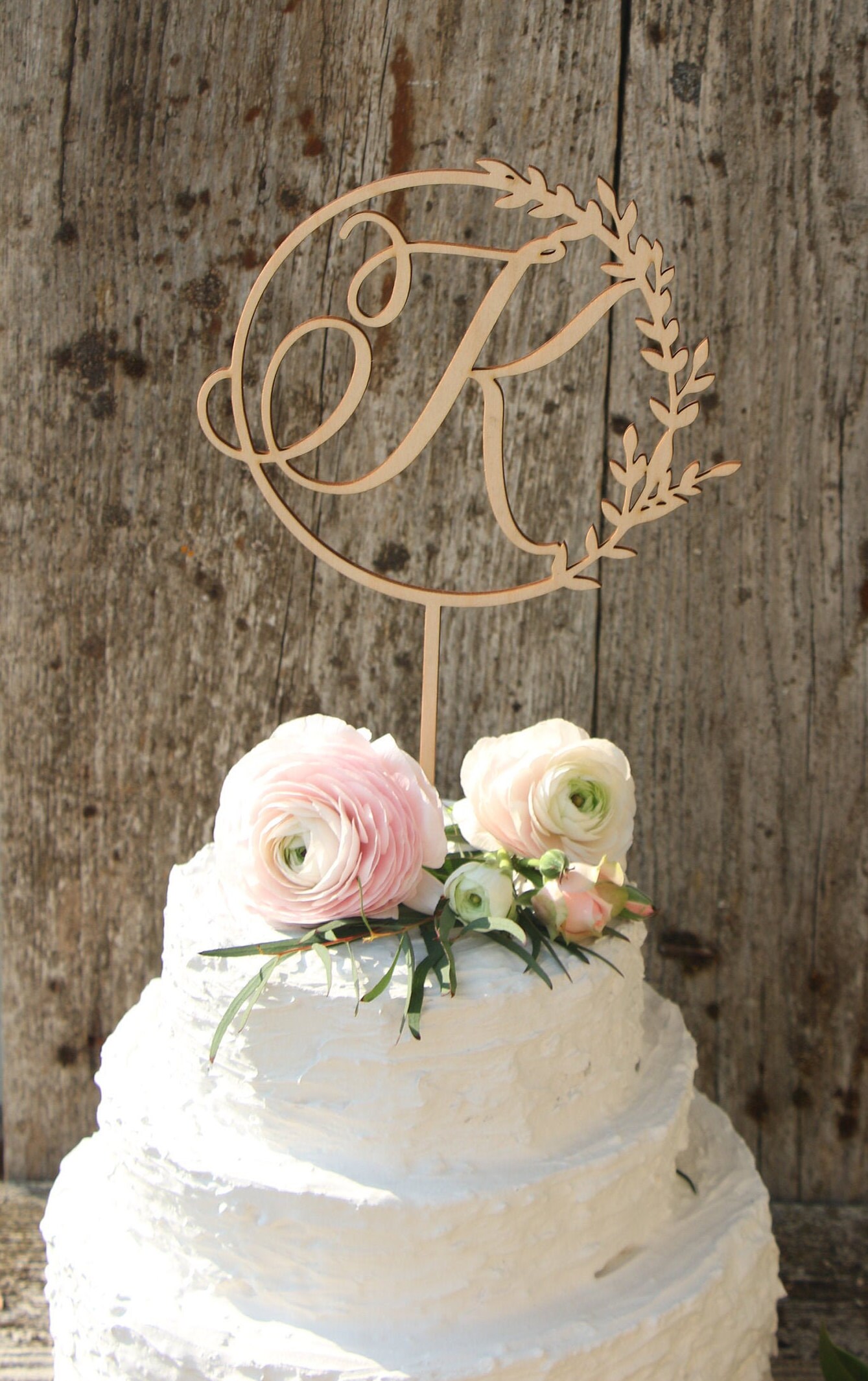 Initial Letters Cake Topper for Weddingpersonalized Cake | Etsy