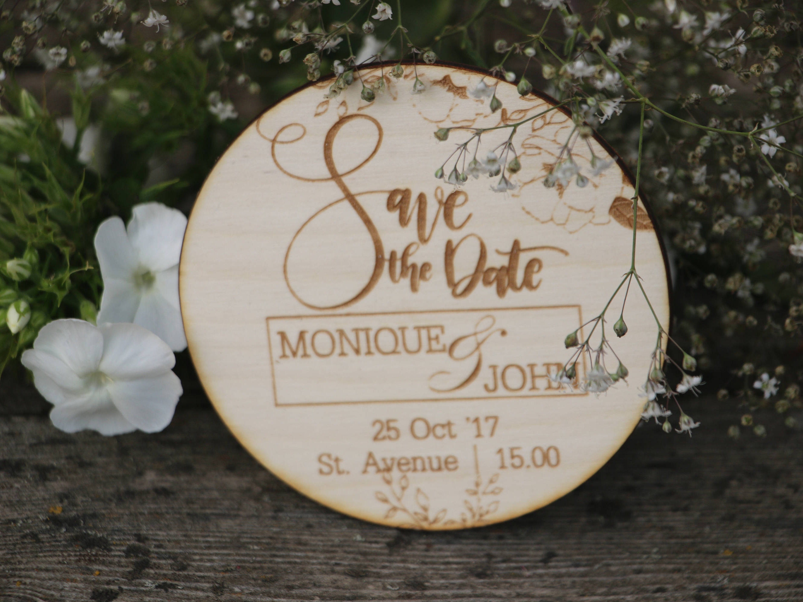 Wooden Save the Date Magnets/save the Date Magnets/save the Dates/wood ...