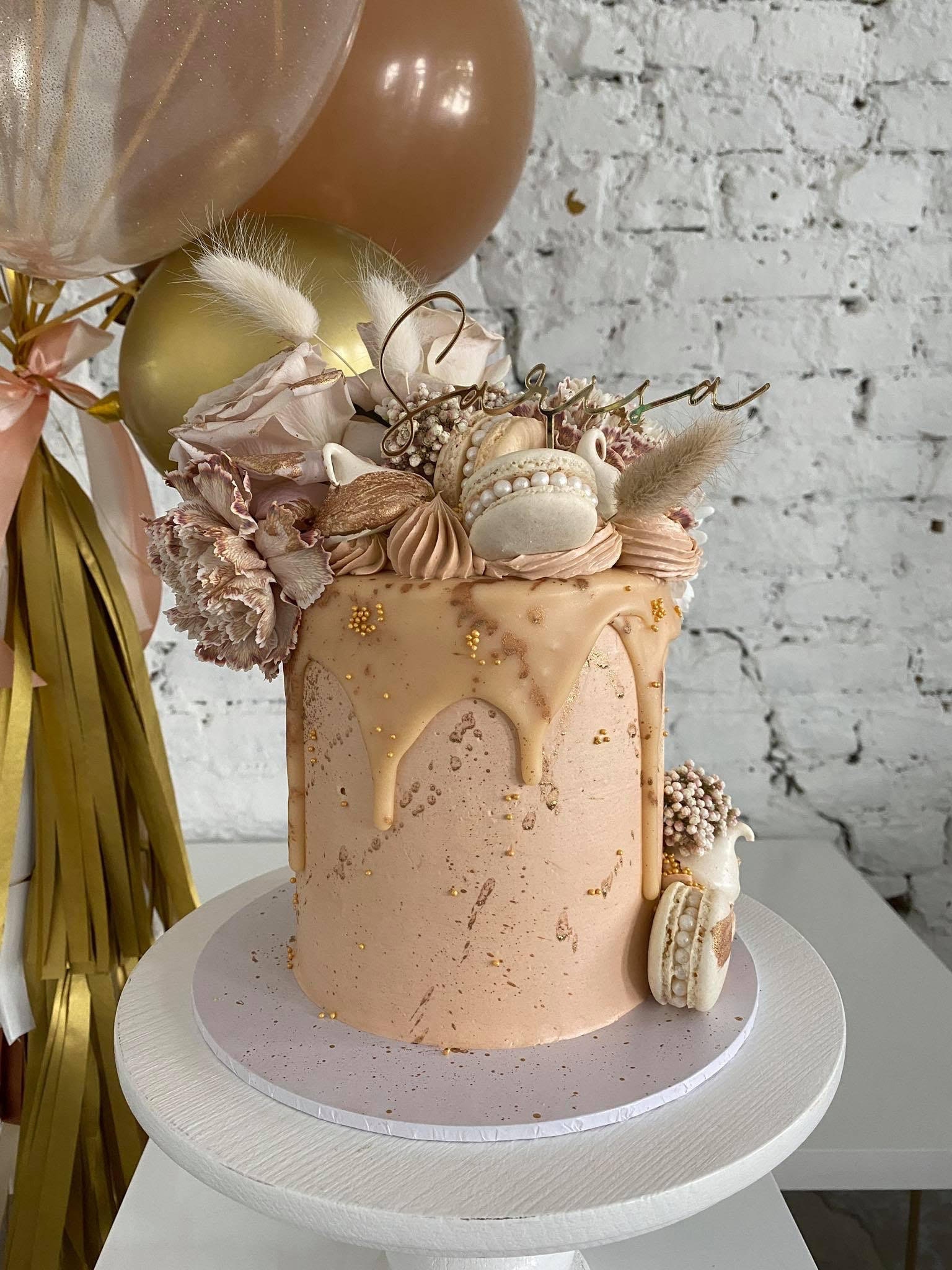 Happy Birthday Cake Topper, Personalized Cake Topper, Cake Topper, GOLD ...