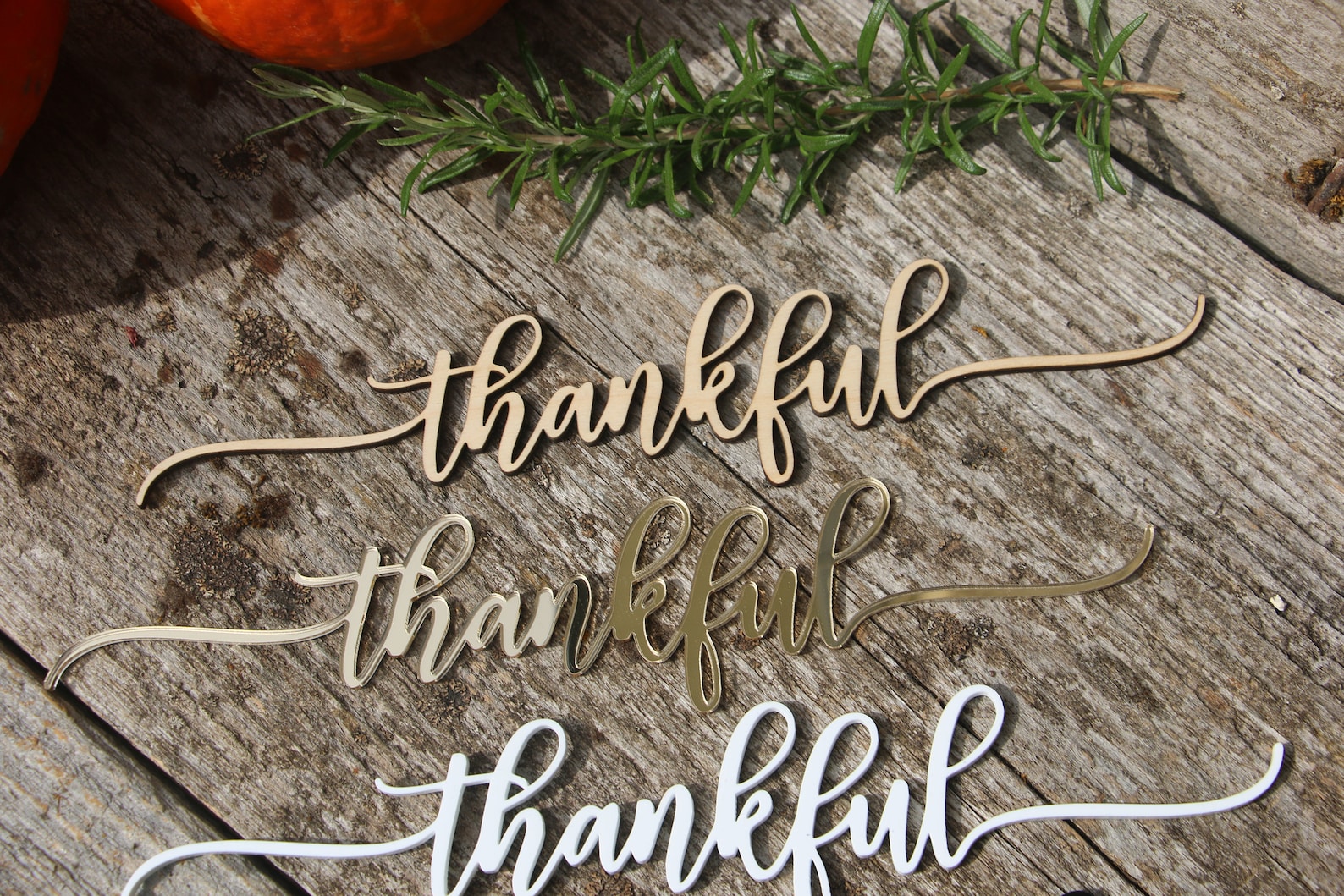 Thankful Place Card CUSTOM Thanksgiving Place Card Thanksgiving Table ...