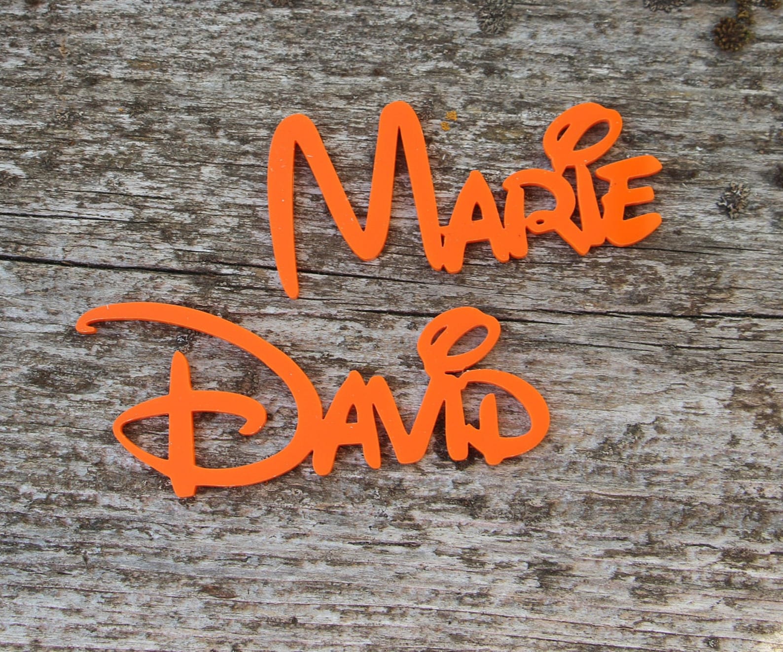 Disney Font Style Place Cardslaser Cut Wedding Disneycards | Etsy