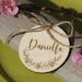 Custom Engraved Round Tagspersonalized Wooden Tagswood - Etsy