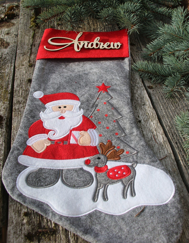 Laser Cut Stocking Name Tags/custom Laser Cut Christmas Stocking Signs ...