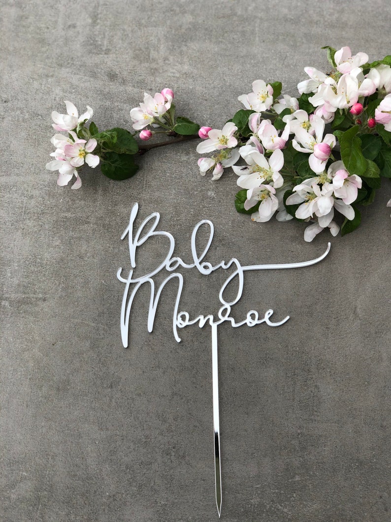 Personalized Baby Cake Topper Baby Shower Cake Topper Gender | Etsy