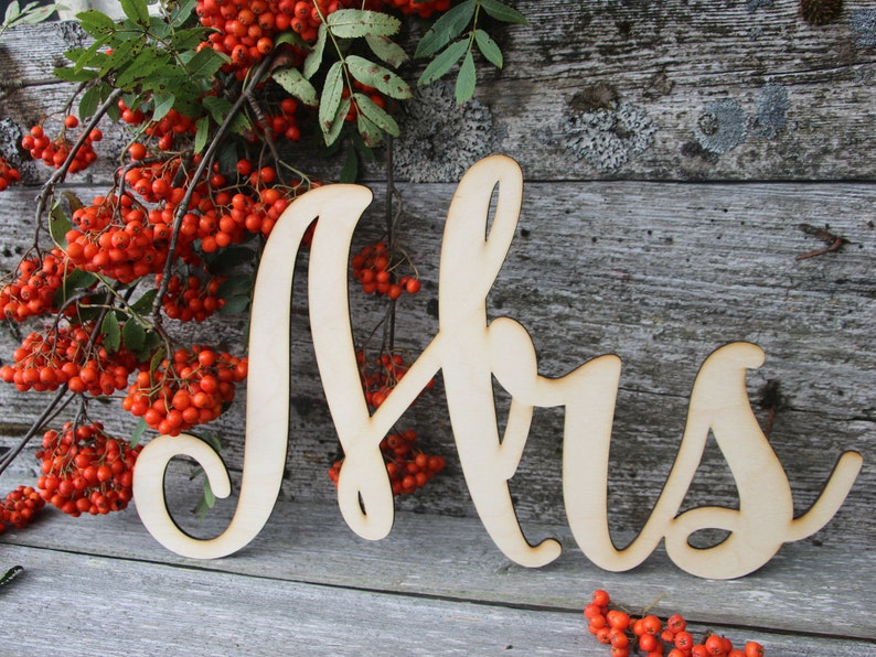 Laser Cut Big Wedding Photo Signs/script Wood Signs for - Etsy