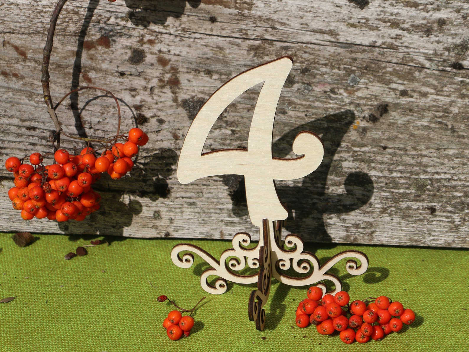 Free Standing Wedding Table Numbers /wooden Table Numbers Names/free ...