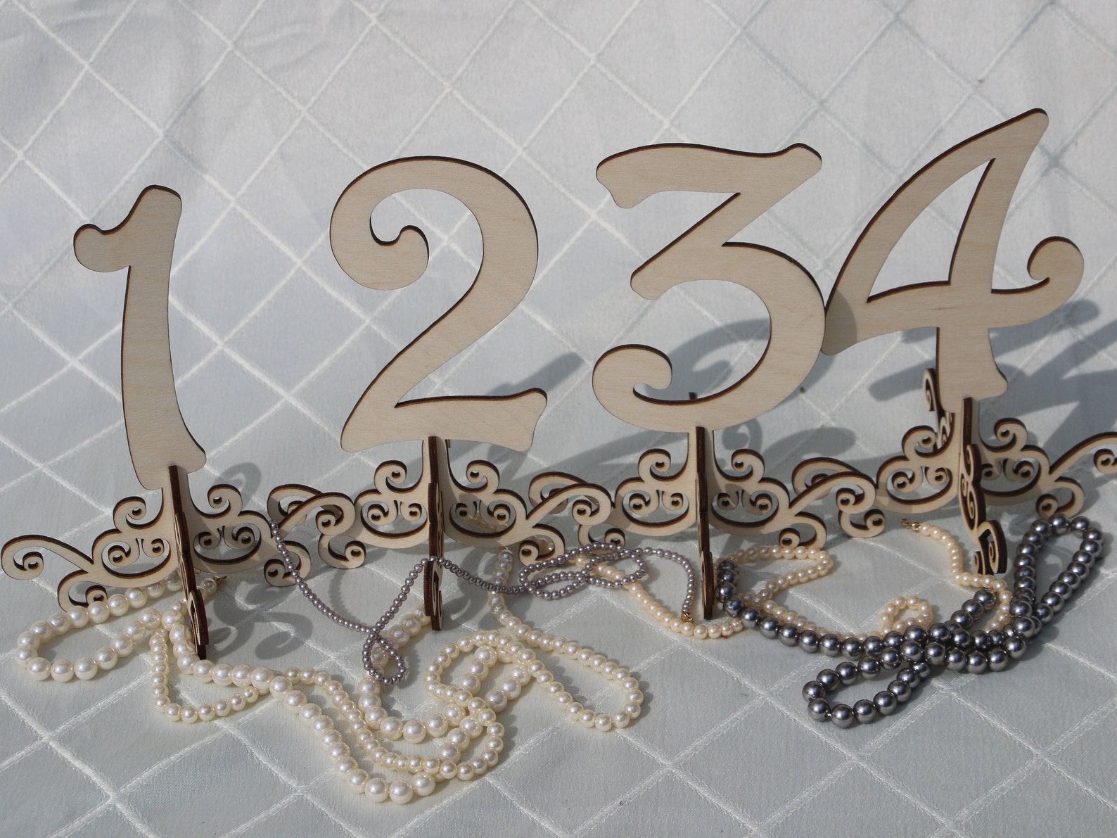 Free Standing Wedding Table Numbers /wooden Table Numbers Names/free ...