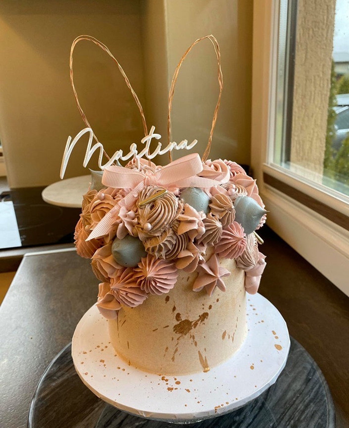 Happy Birthday Cake Topper, Personalized Cake Topper, Cake Topper, GOLD ...