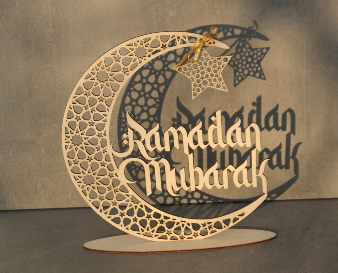 Ramadan Mubarak Sign Ramadan Kareem Sign Blessed Ramadan Wall Sign Eid ...