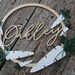 Hello Spring Script Word Cutout Wood Lettering Spring Wreath - Etsy