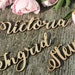 Laser Cut Wood Names Custom Laser Cut Name Signs Wedding Place Cards ...