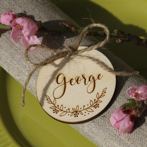 Laser Cut Custom Wedding Place Name/custom Wooden Wedding - Etsy