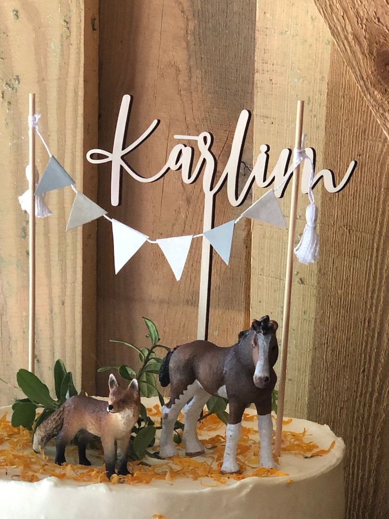 Laser Cut Wood Birthday Cake Topper/custom Birthday Cake - Etsy