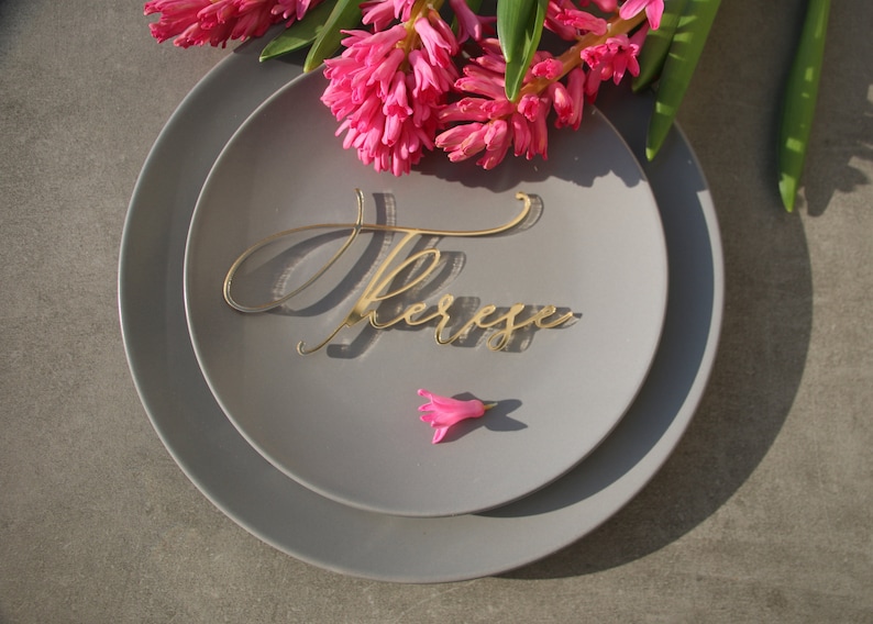 Laser Cut Wood Names Custom Laser Cut Name Signs Wedding Place - Etsy