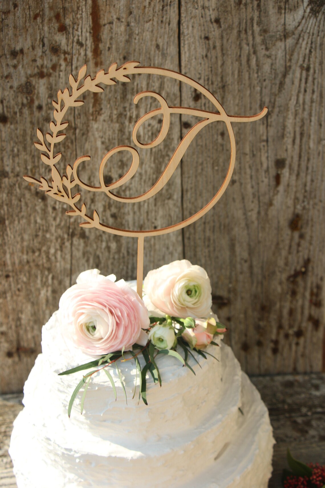 Initial Letters Cake Topper for Wedding,personalized Cake Topper ...