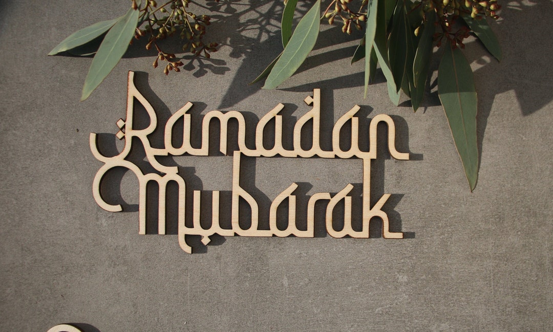 Ramadan Mubarak Sign Eid Decor Ramadan Placecards EID MUBARAK Decor ...