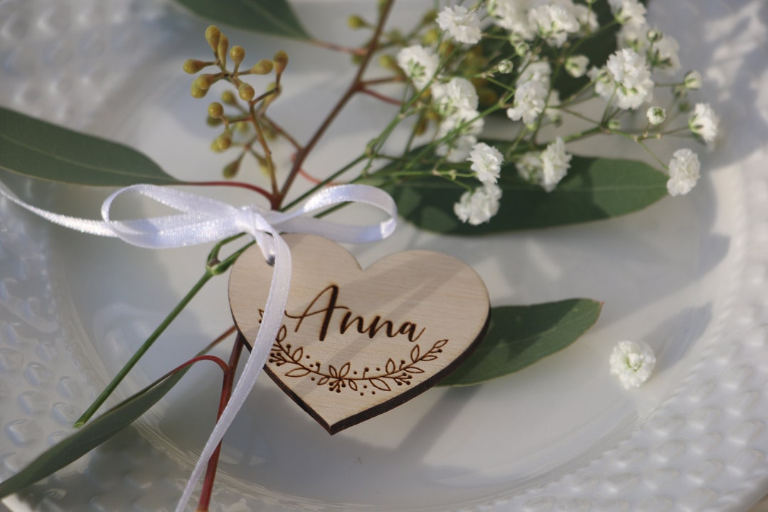 Laser Cut Custom Wedding Place Name/custom Wood Wedding Signs/wooden ...