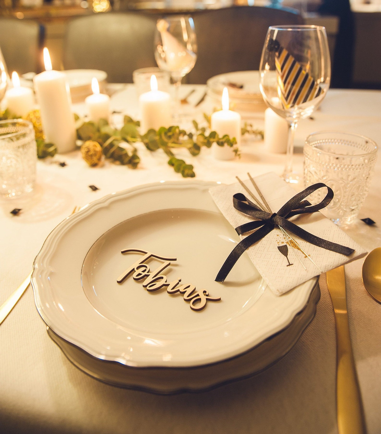 Laser Cut Custom Wedding Place Name/custom Wooden Wedding Signs/wooden ...